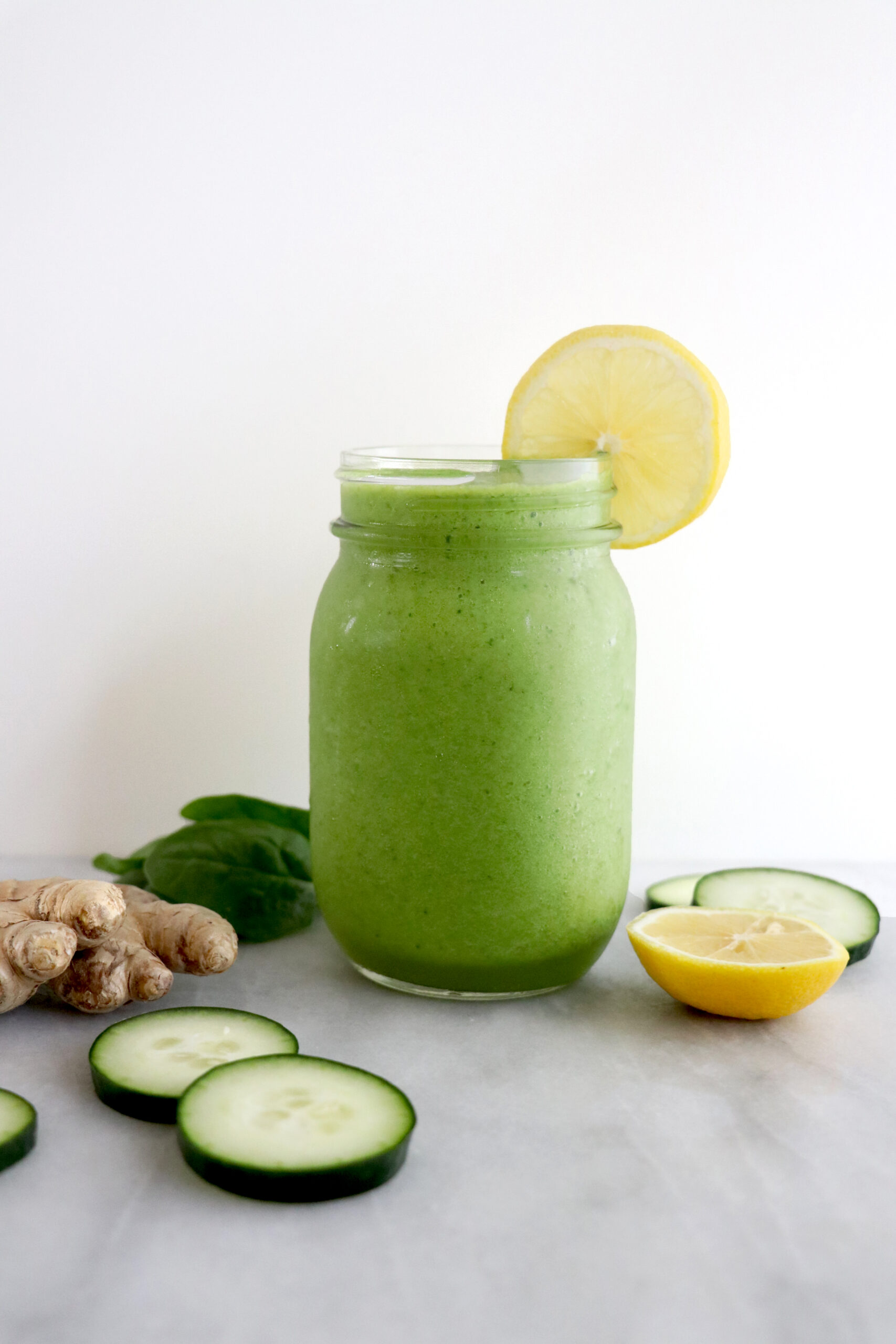 Green Lemon Detox Smoothie – Healthy Grocery Girl