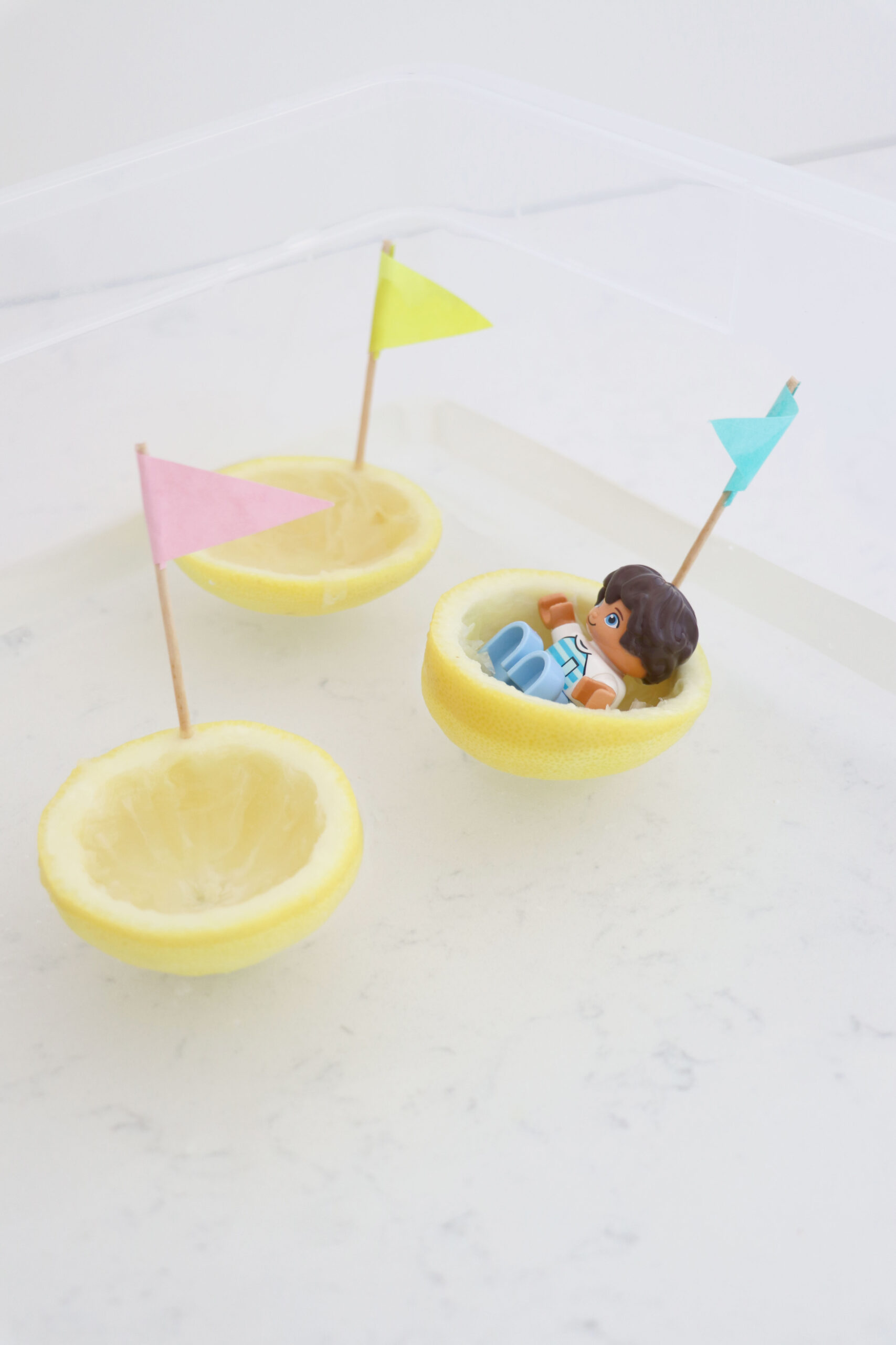Summer Activity For Kids – DIY Lemon Boats – Healthy Grocery Girl