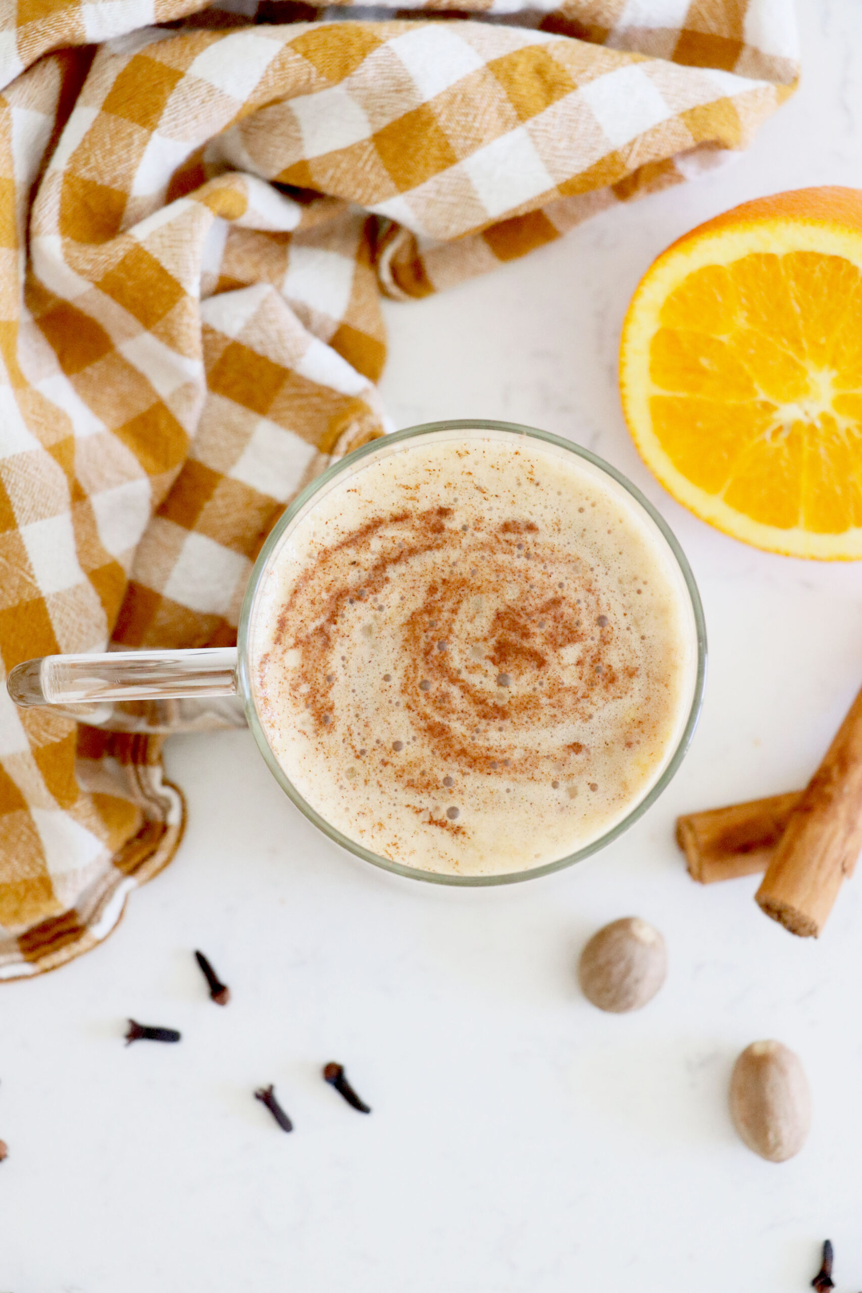 Cinnamon Orange Pumpkin Spice Latte – Healthy Grocery Girl